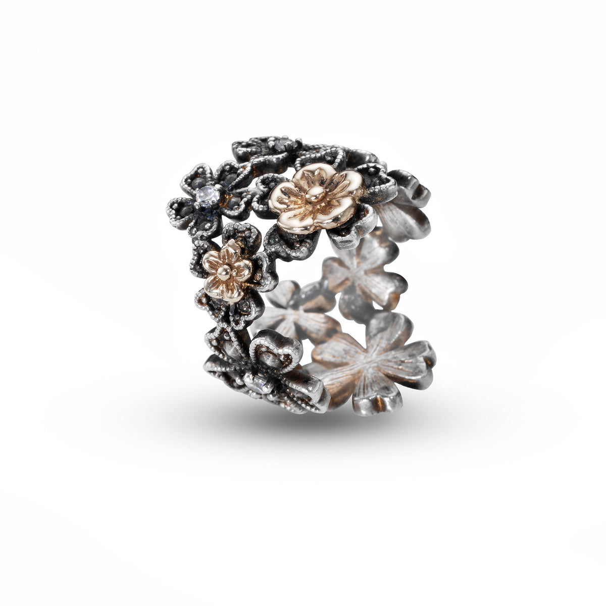 LUSH Daisy Chain Ring – A. JARON Fine Jewelry