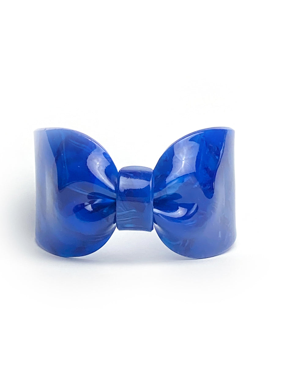 Candy Ribbon Cuff Bracelet Blue Marble – A. JARON Fine Jewelry